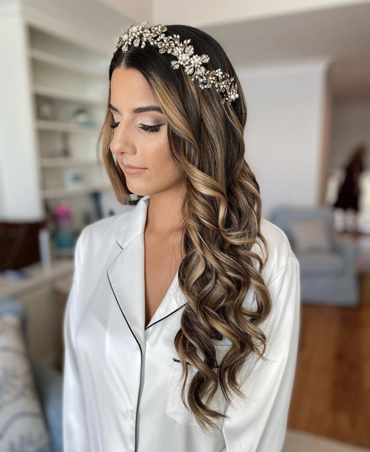 NJ NY On-location wedding day hair services